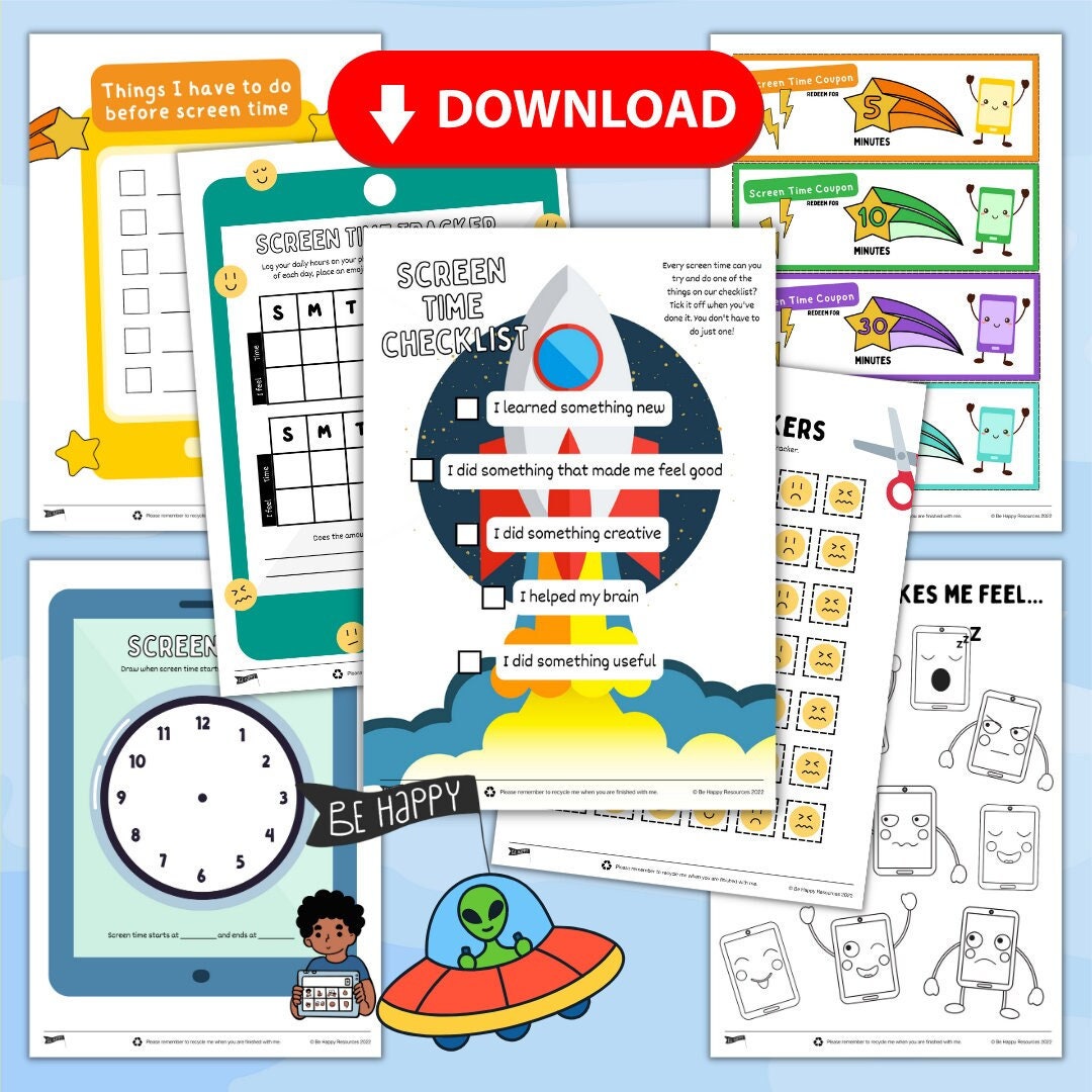 Healthy Screen Time Habits Resources for Kids Encourage Mentally ...