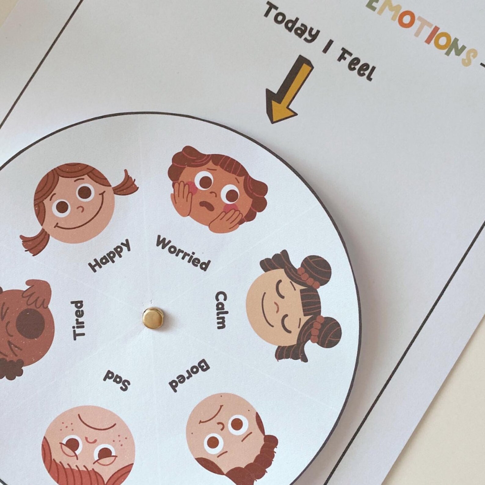 DIY Printable Emotion Wheel for Kids - Etsy Canada
