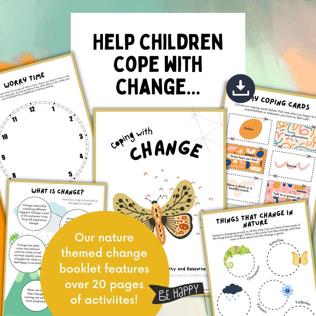 Coping With Change | Resource Pack for Ages 5-11 | Downloadable PDF - Etsy
