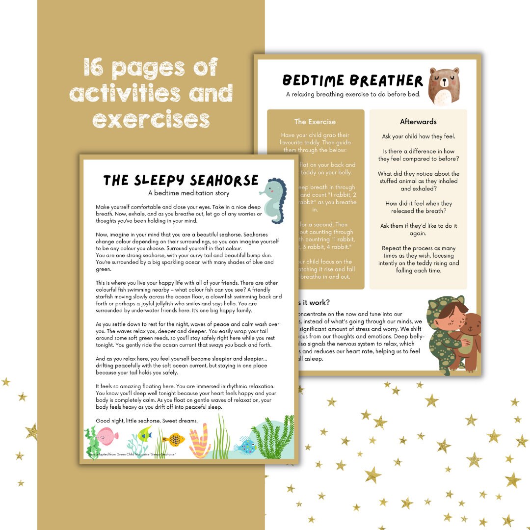 Mindfulness Bedtime Book | Help Children Sleep - Etsy