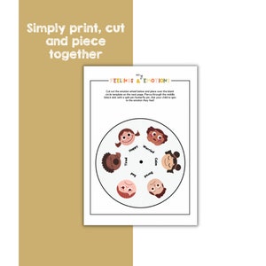 DIY Printable Emotion Wheel for Kids - Etsy Canada