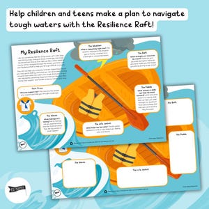 My Resilience Raft | Worksheet for Building Strength and Resilience ...