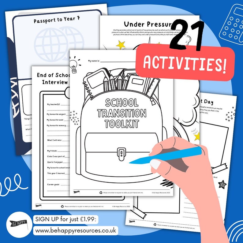School Transition Toolkit for Primary to Secondary School - Etsy