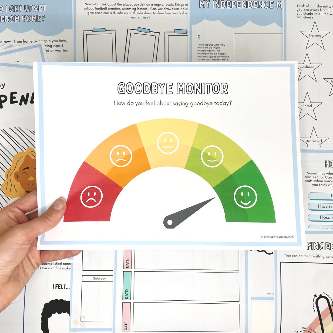 Separation Anxiety Pack Age 6-11 | Help Children Become More ...