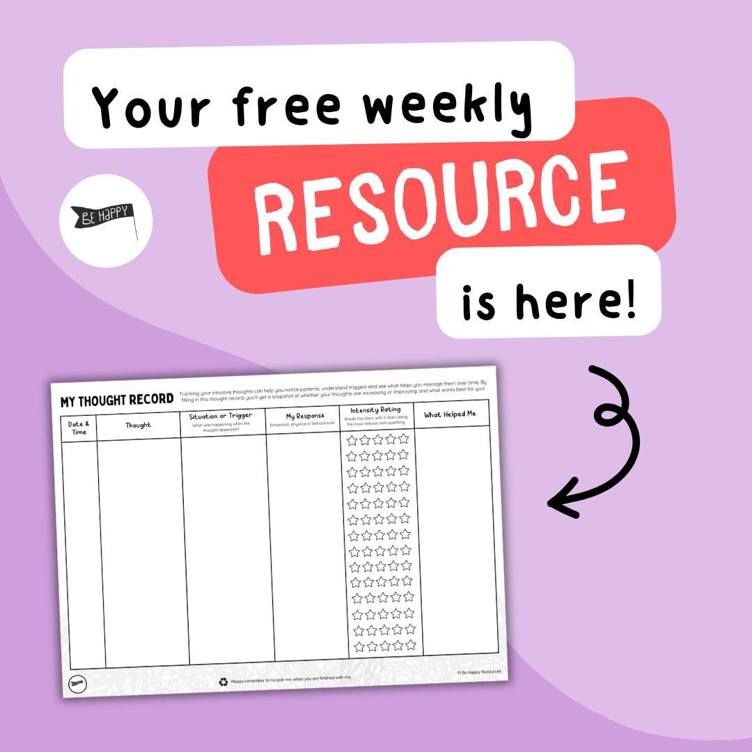 My Thought Record | A Tool for Understanding and Managing Thoughts ...
