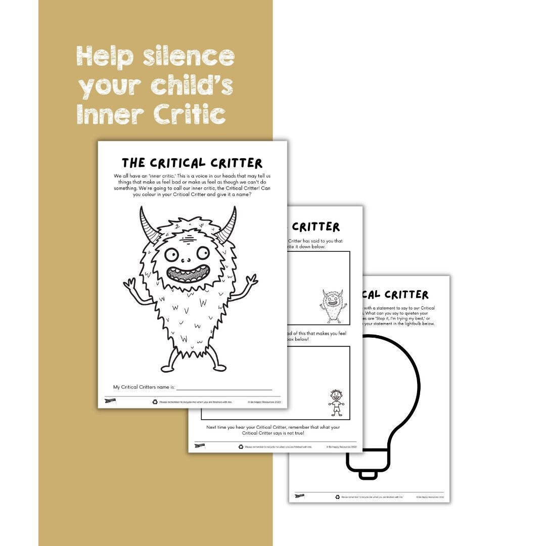 The Critical Critter | Help Your Child Quieten Their Inner Critic ...
