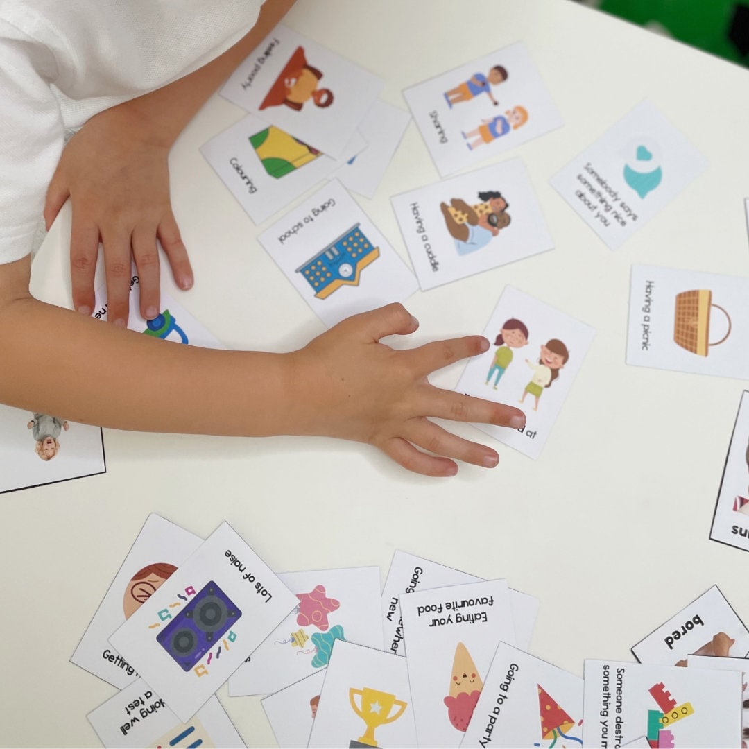 Emotion Scenario Game | Emotion Learning Activity | Age 3+ - Etsy