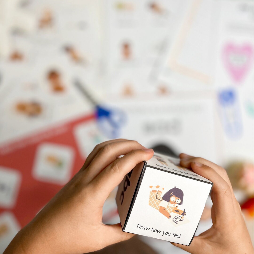 Coping Dice for Kids | Roll a Calming Strategy - Etsy