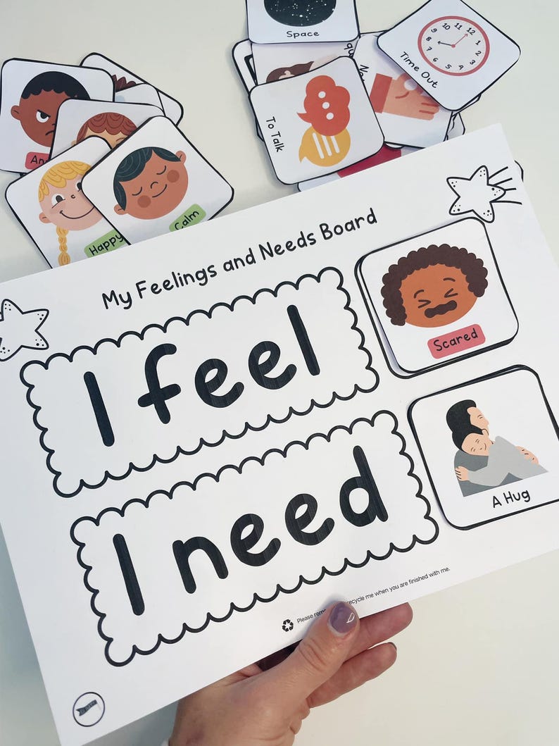 My Feelings and Needs Board | SEN Resources | Emotion Communications ...