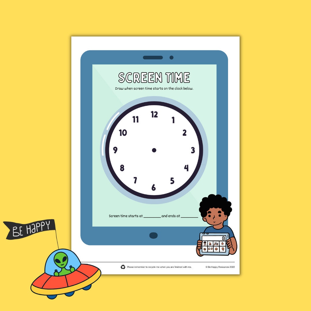 Healthy Screen Time Habits Resources for Kids | Encourage Mentally ...