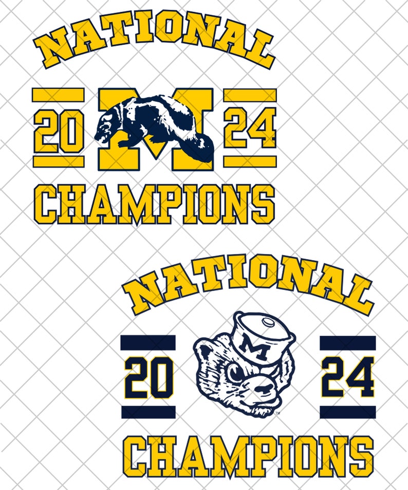 Michigan Logo Png, Michigan National Championship 2024 Png, Michigan Go ...