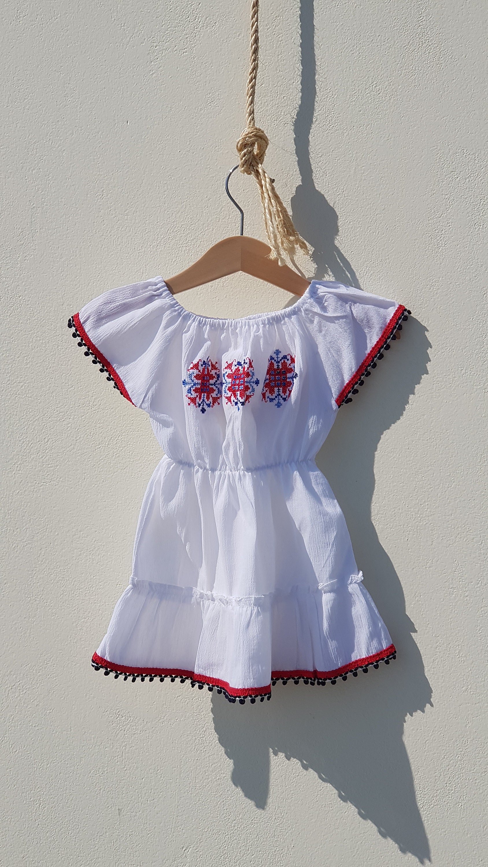 Embroidered Girls' Dress - Etsy