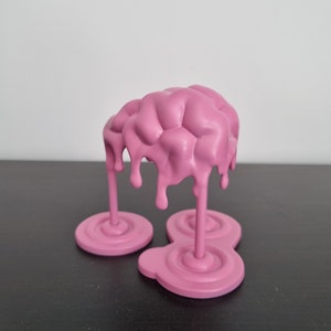 Melting Brain Designer Art Toy Sculpture - Etsy