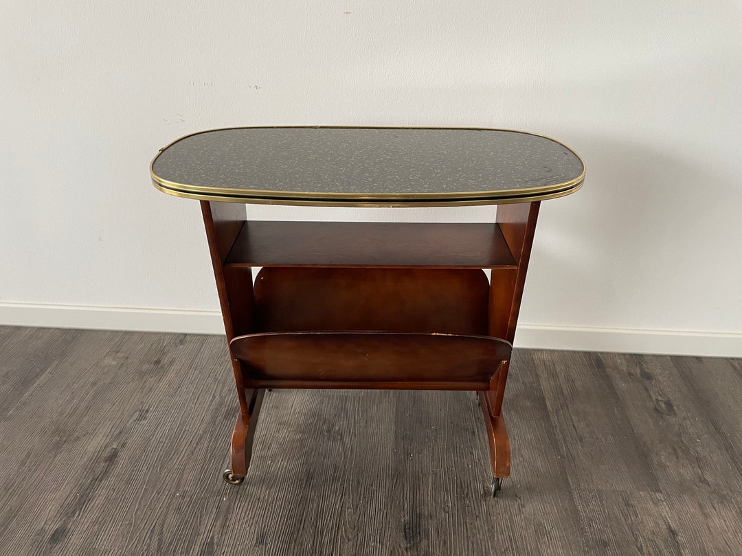 Vintage Magazine Stand Side Table Coffeetable 50s 60s - Etsy