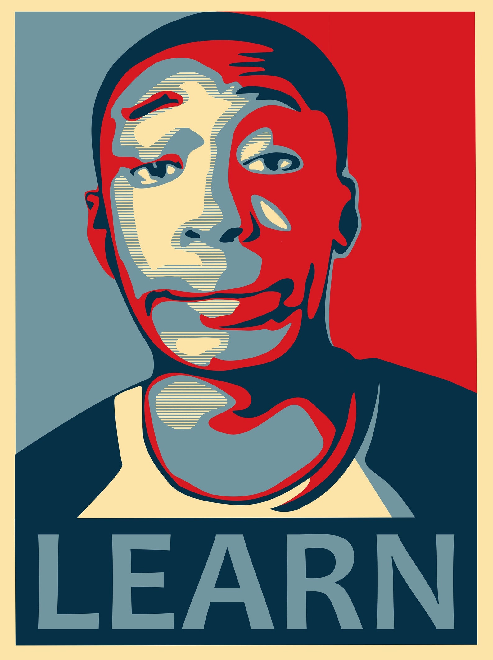 Custom portrait style poster Obama Hope custom digital | Etsy