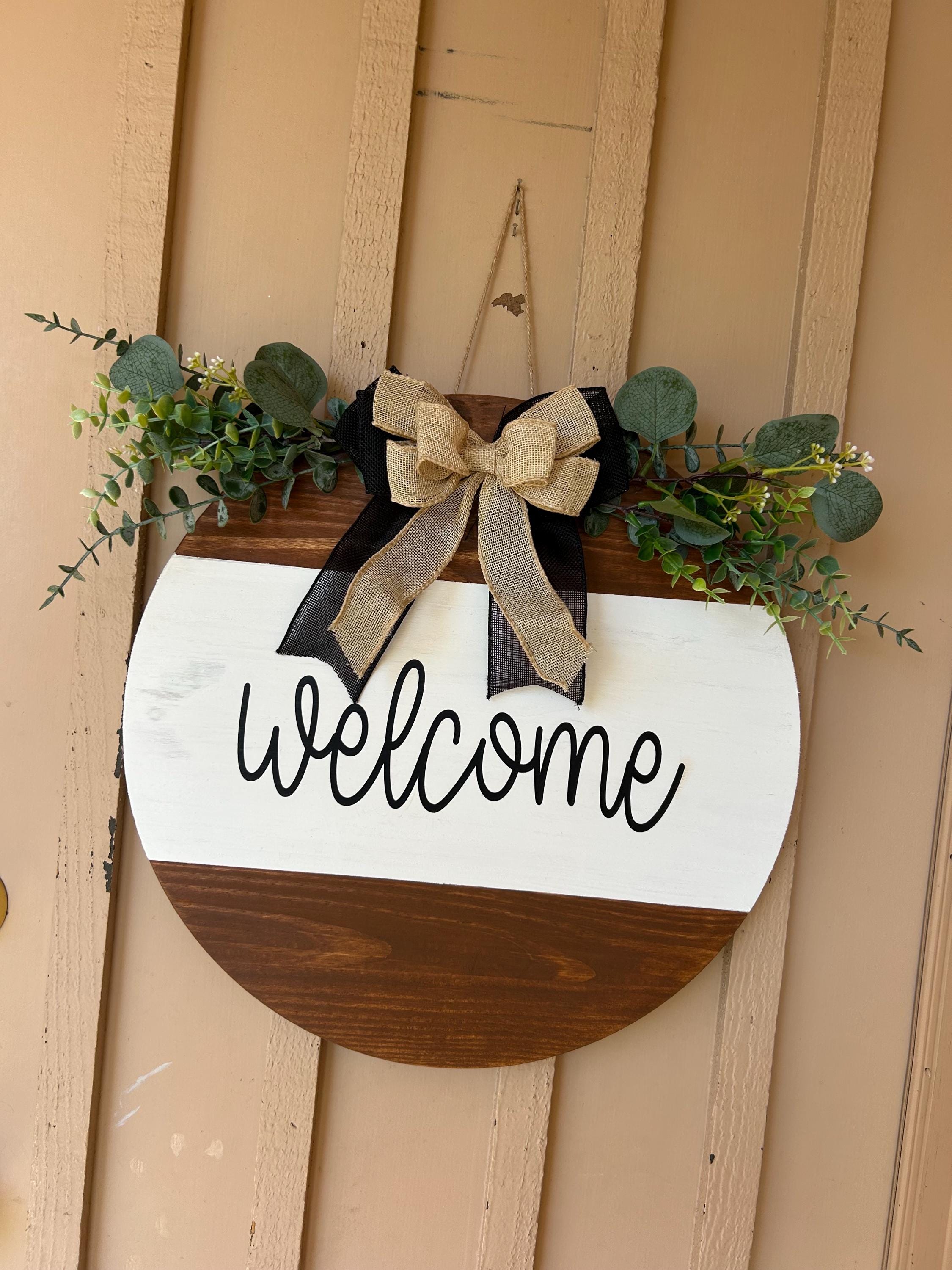 Welcome Wood Sign - Etsy