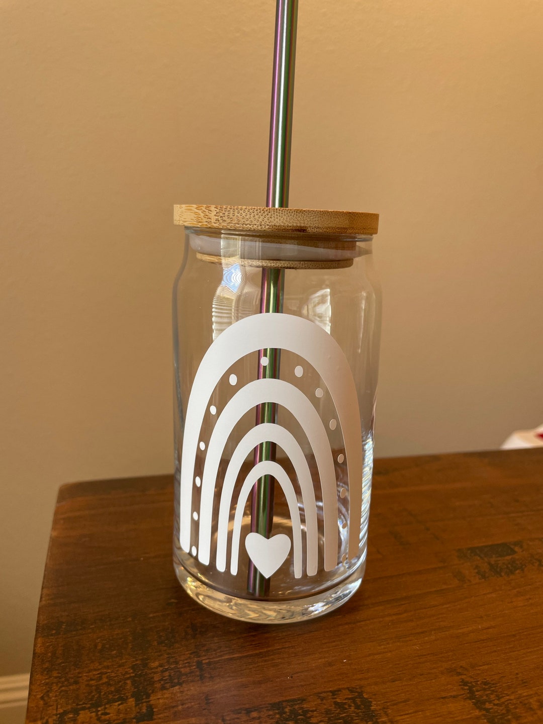 Rainbow Beer Can Glass - Etsy