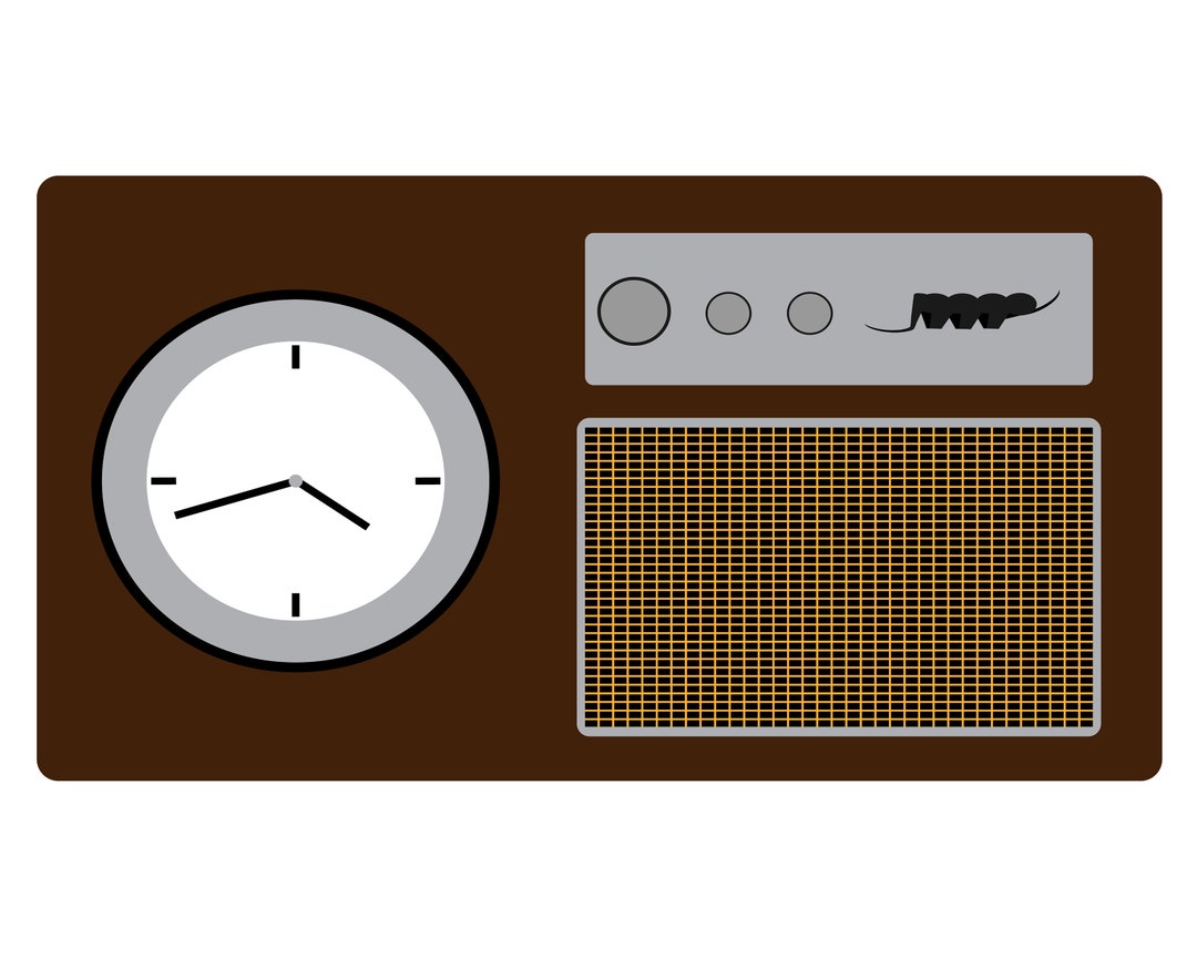 Retro Radio | Clip Art | 300dpi | Single Png - Etsy