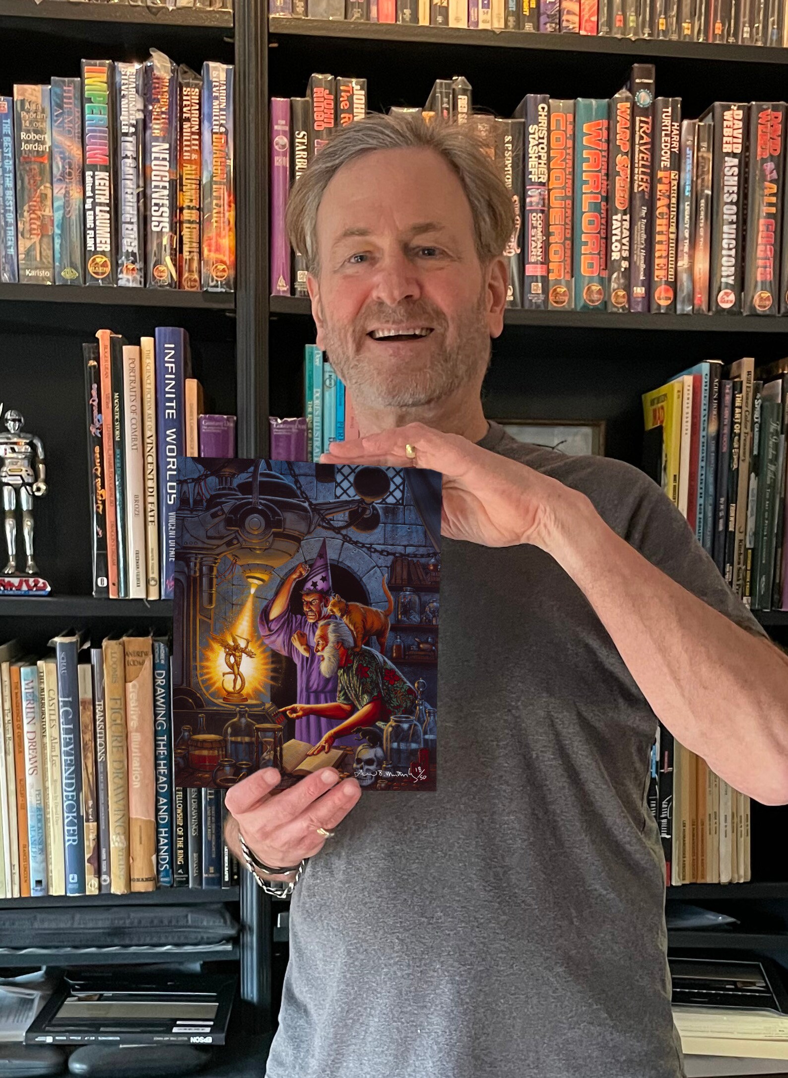 THE GOLDEN WIZARD Art Print, Signed and Numbered by the Artist on Epson ...