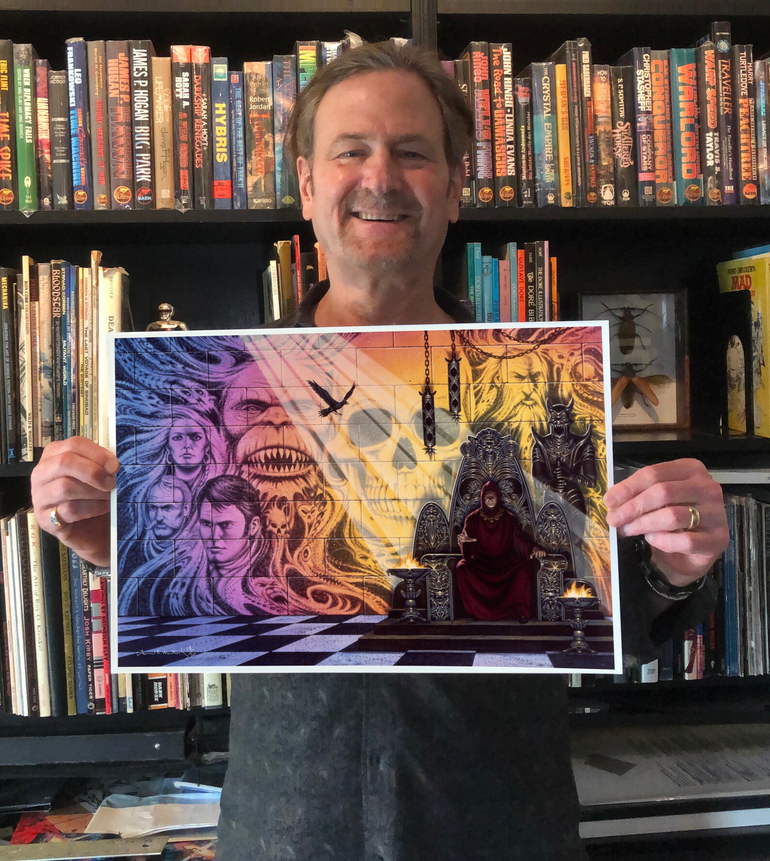 THE POE WIZARD Art Print, Signed and Numbered by the Artist on Epson ...