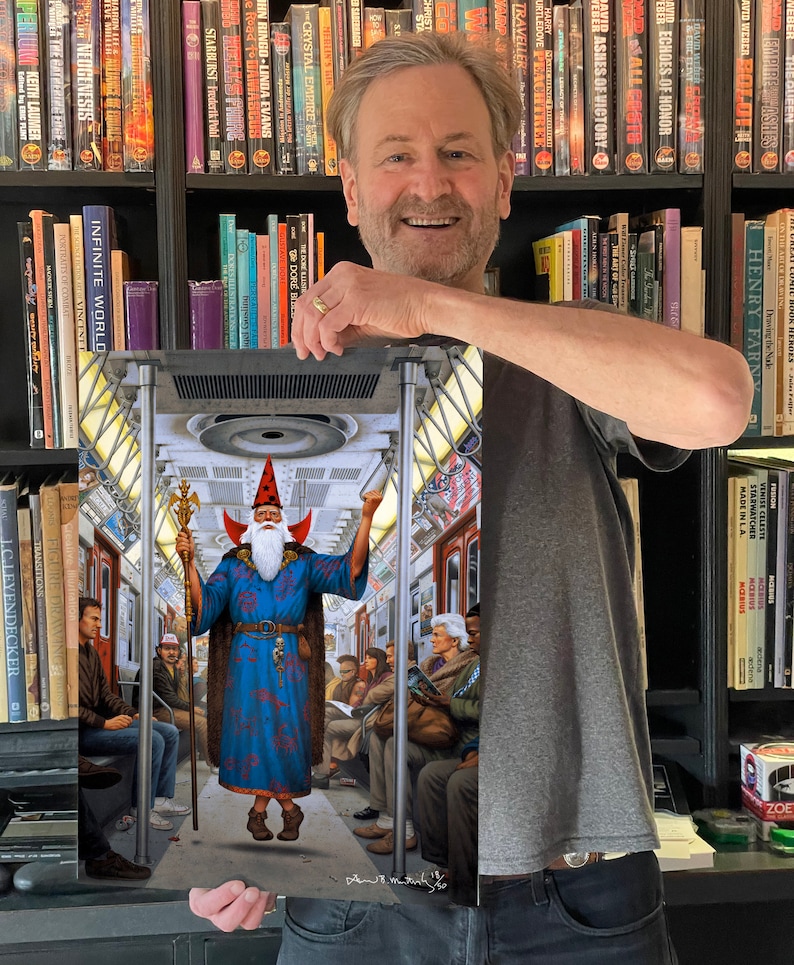 THE SUBWAY WIZARD Art Print Signed by the Artist on Epson Art - Etsy