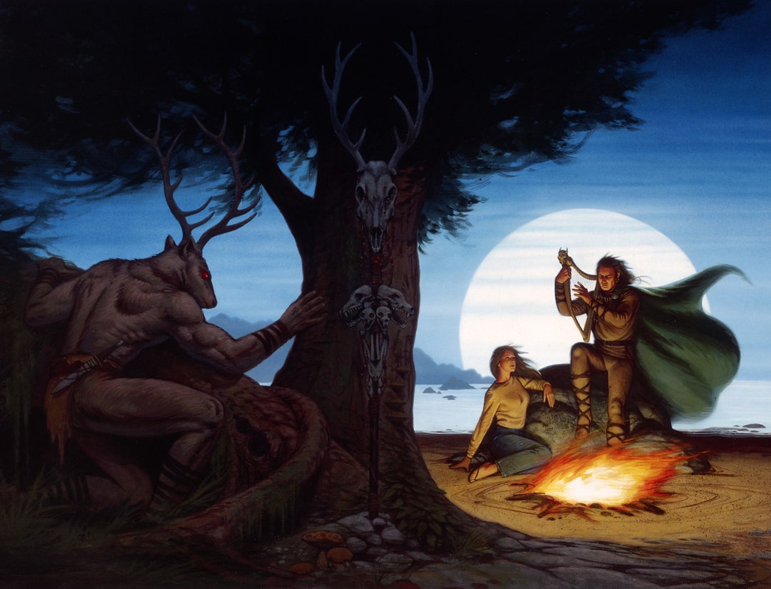 THE MOONLIGHT WIZARD Art Print, Signed and Numbered by the Artist on ...