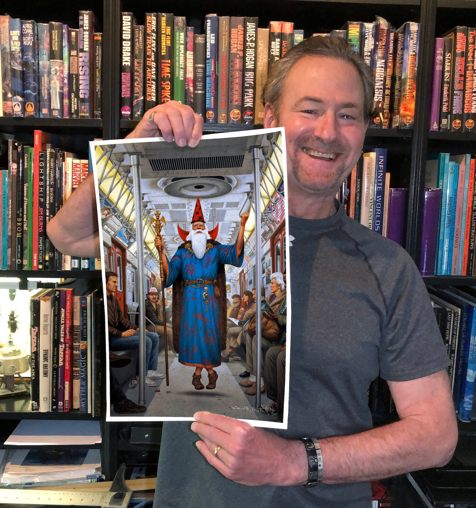 THE SUBWAY WIZARD Art Print Signed by the Artist on Epson Art - Etsy