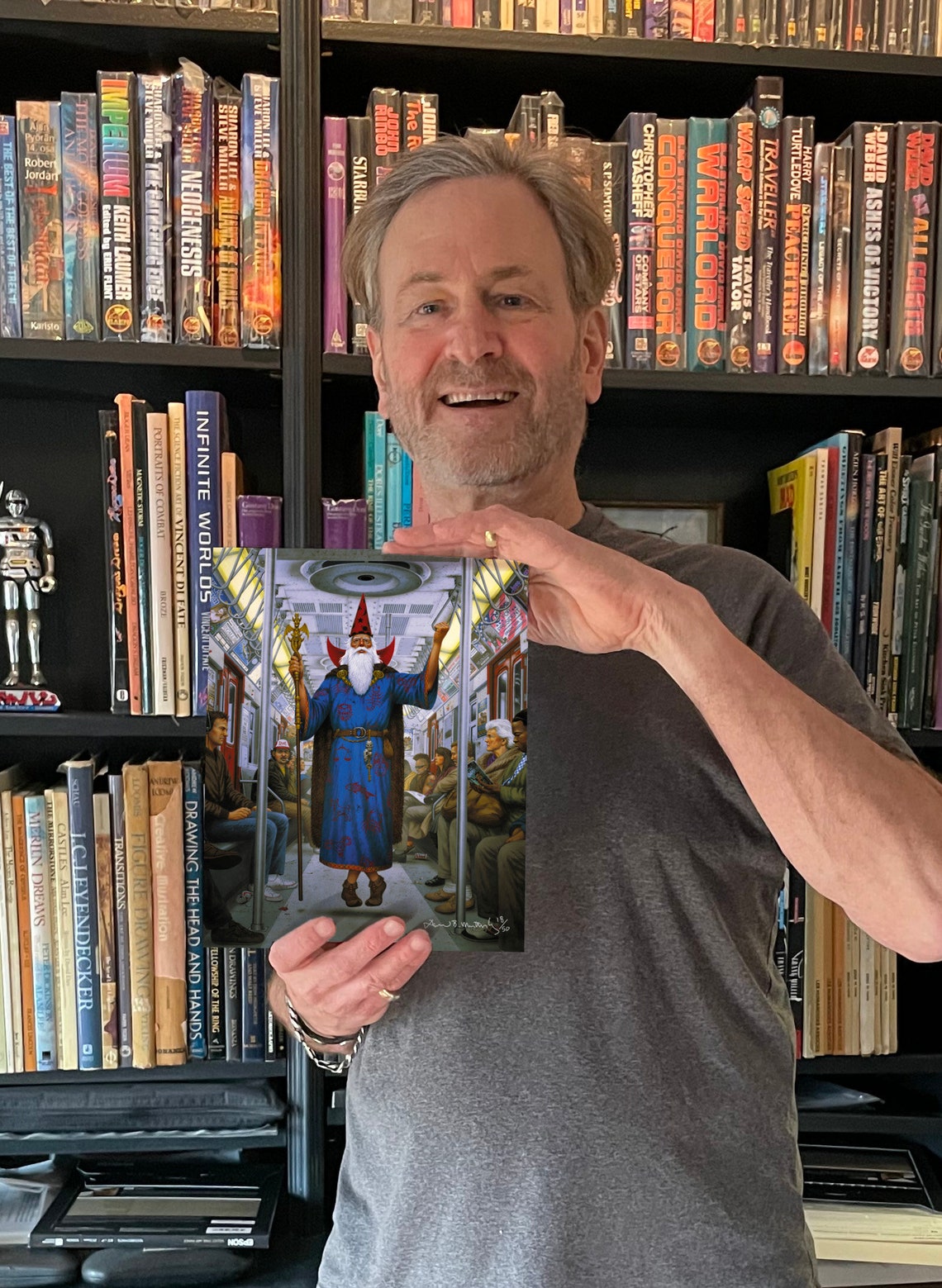 THE SUBWAY WIZARD Art Print Signed by the Artist on Epson Art - Etsy