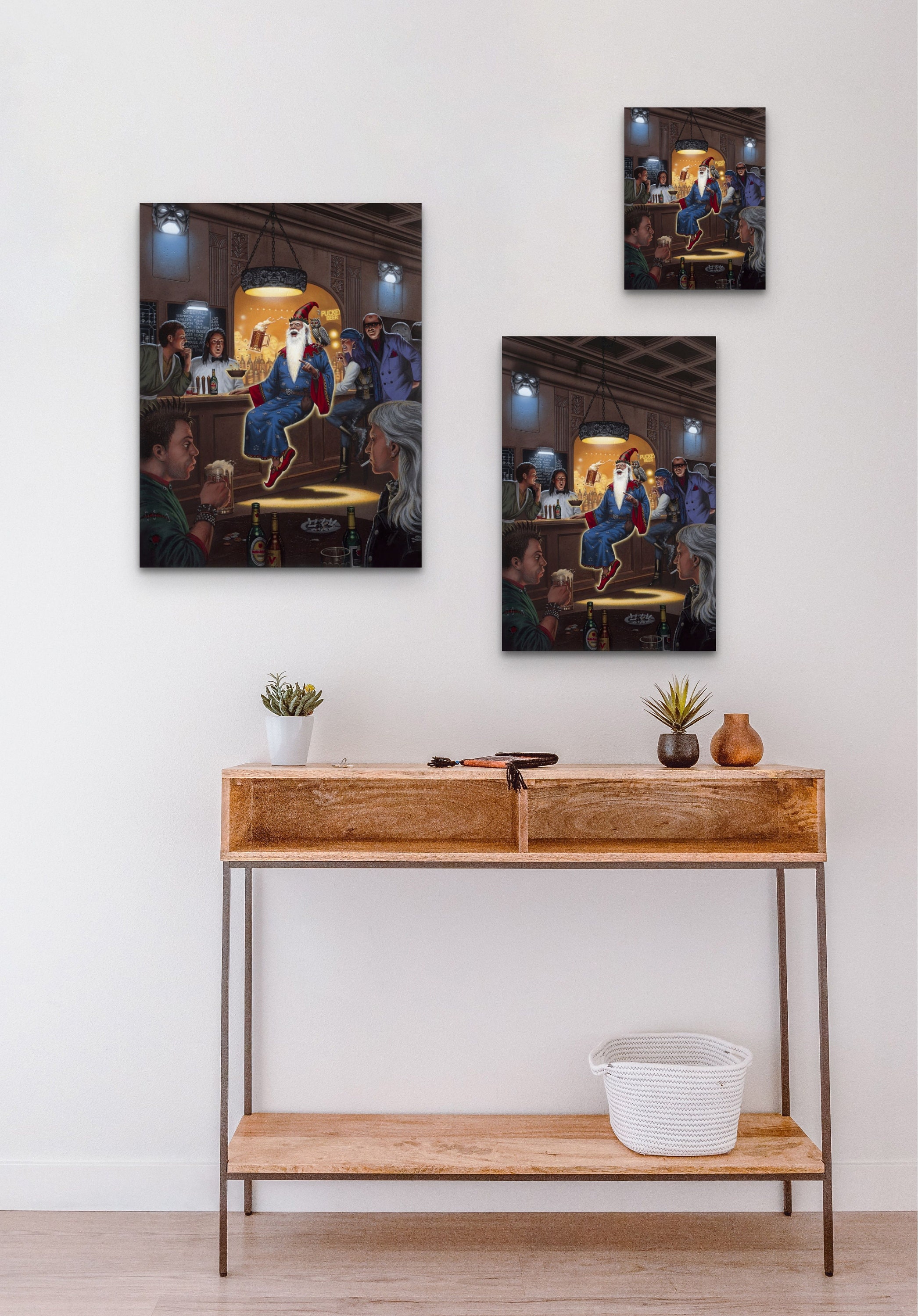 WIZARD at the BAR Art Print, Signed and Numbered by the Artist on Epson ...