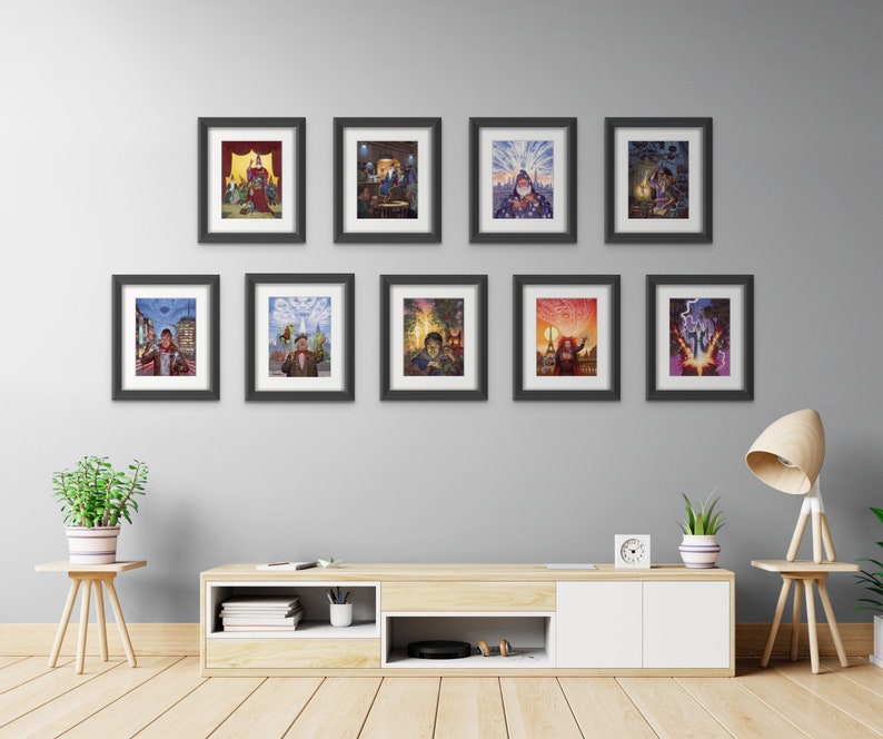 THE GOLDEN WIZARD Art Print, Signed and Numbered by the Artist on Epson ...