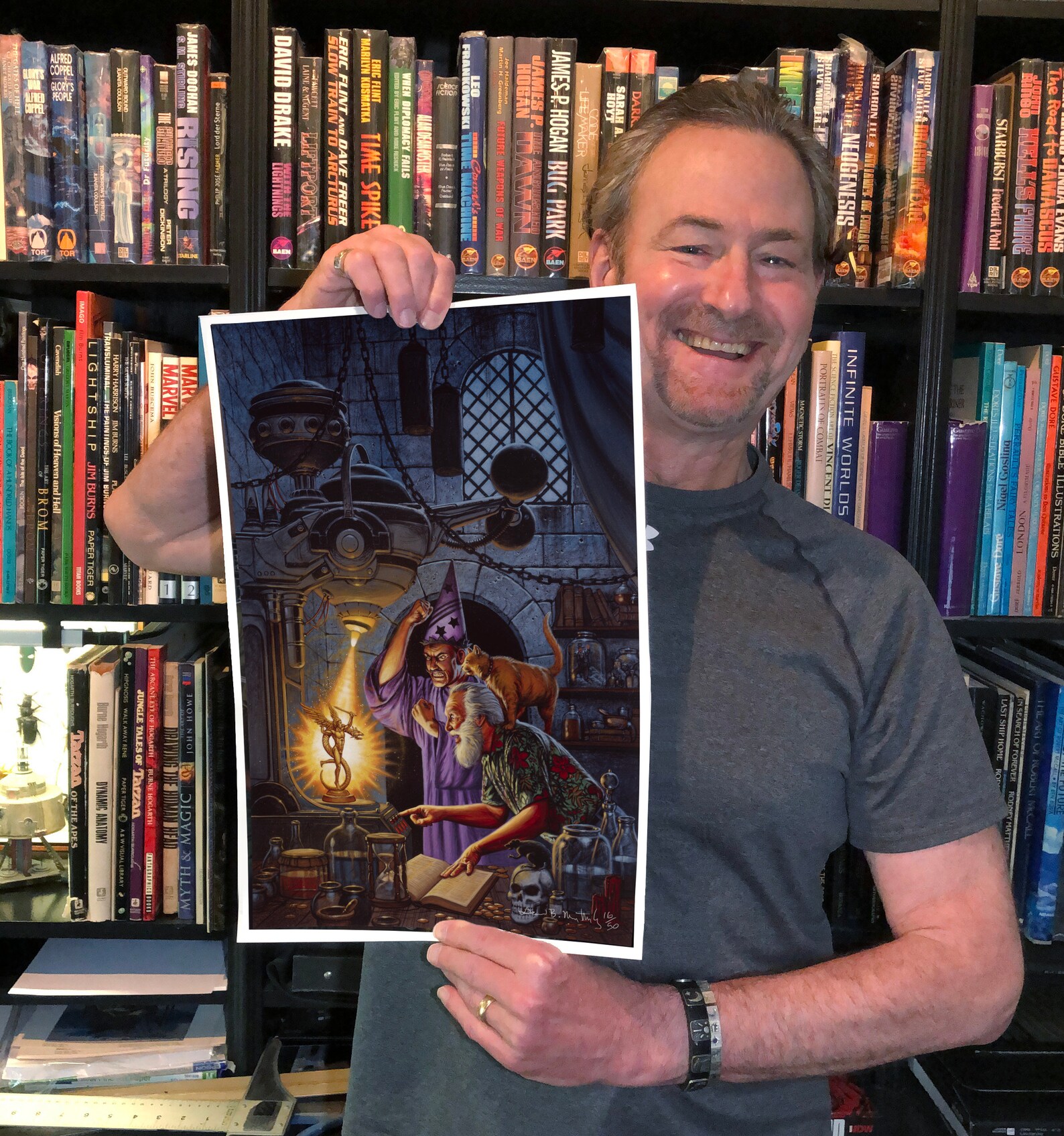 THE GOLDEN WIZARD Art Print, Signed and Numbered by the Artist on Epson ...