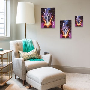 THE LIGHTNING WIZARD Art Print, Signed and Numbered by the Artist on ...