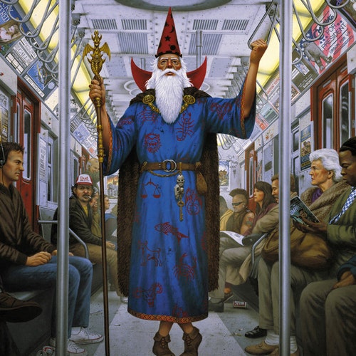 THE SUBWAY WIZARD Art Print Signed by the Artist on Epson Art - Etsy