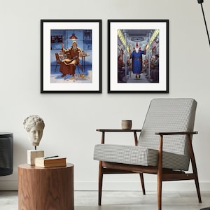 THE SUBWAY WIZARD Art Print, Signed by the Artist on Epson Art Velvet ...