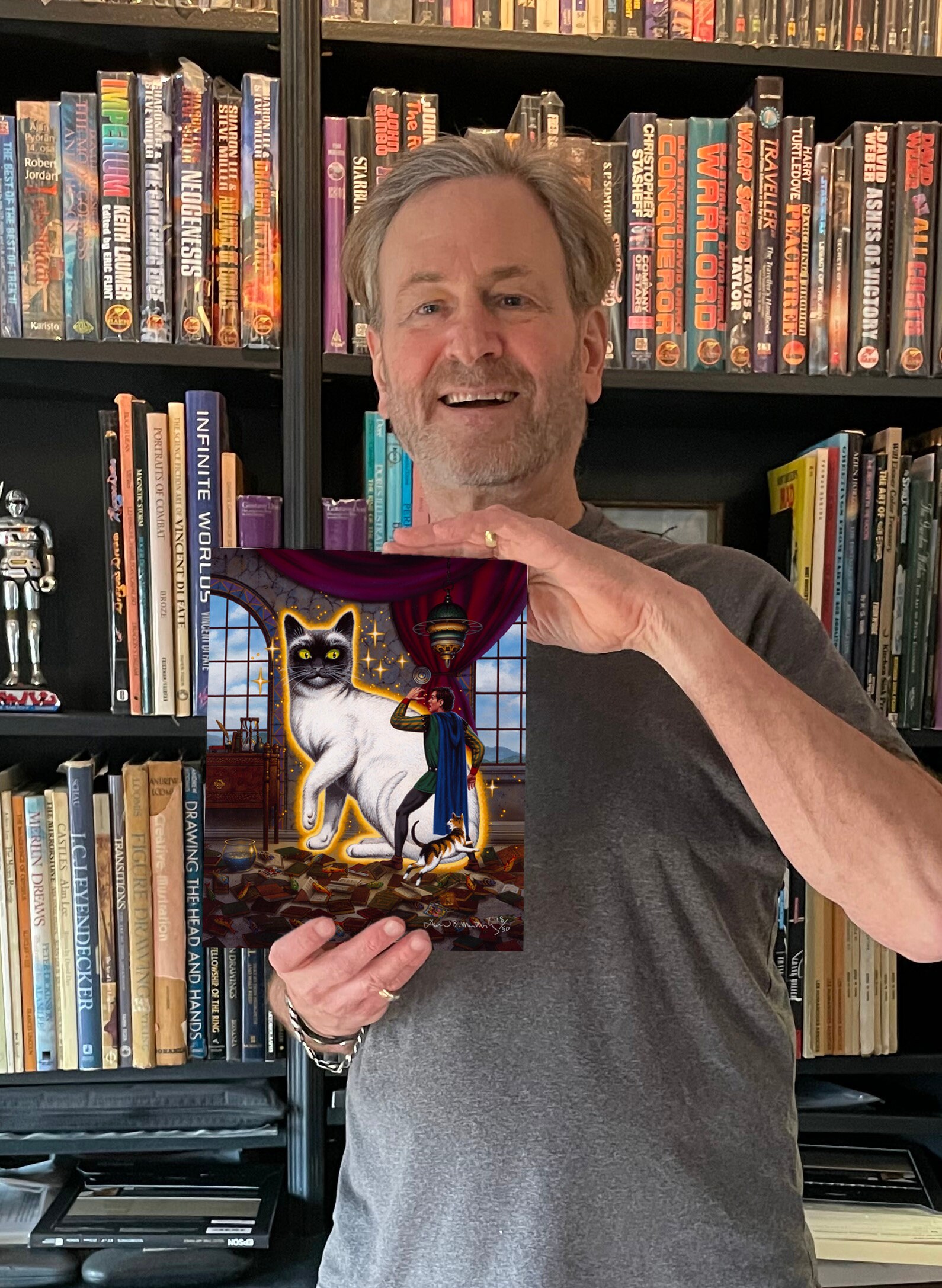 THE CAT WIZARD Art Print, Signed and Numbered by the Artist on Epson ...