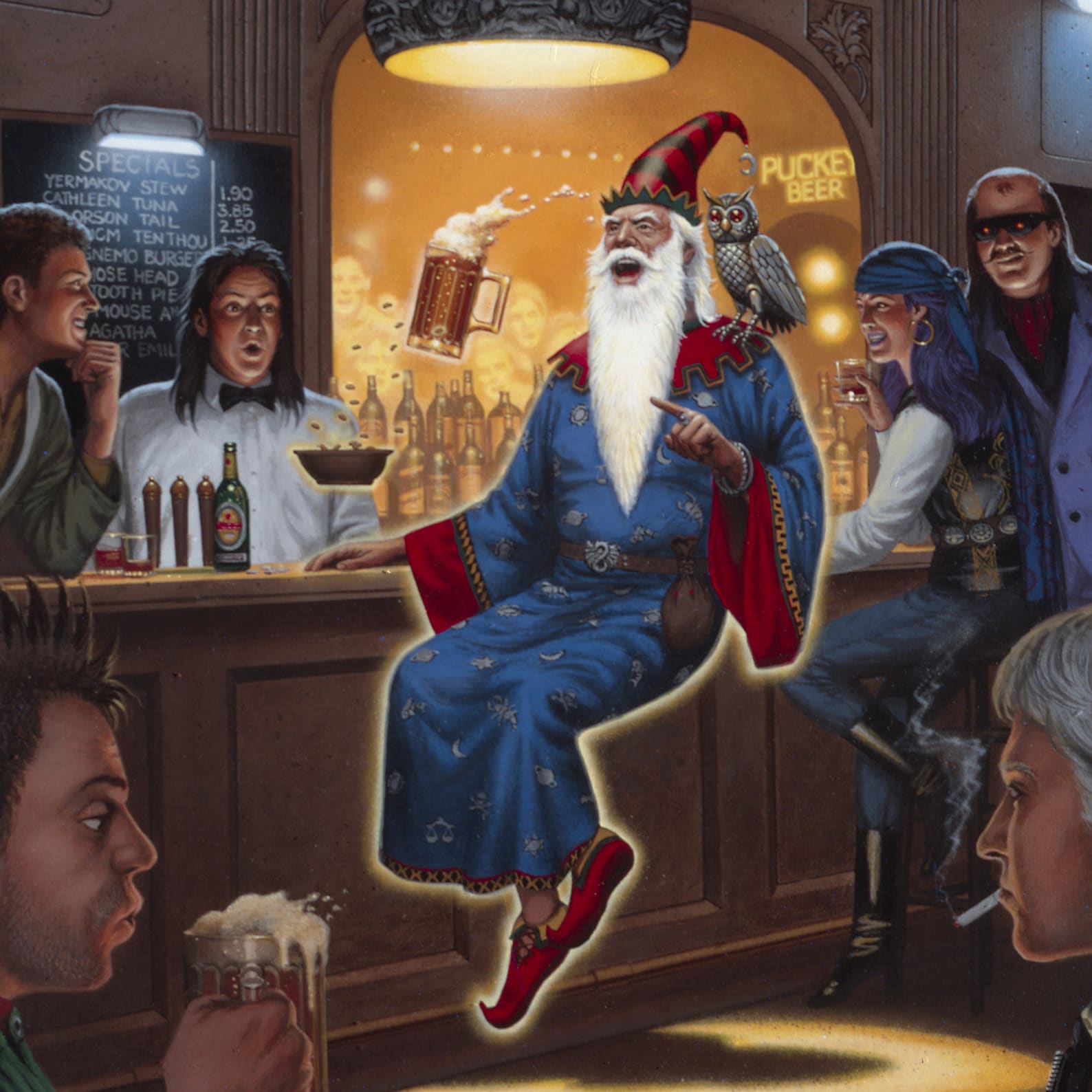 WIZARD at the BAR Art Print, Signed and Numbered by the Artist on Epson ...