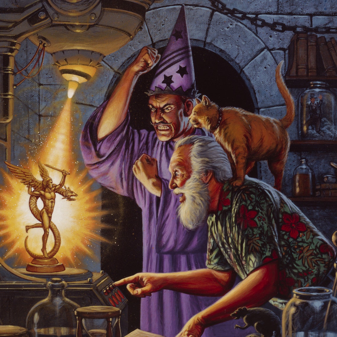 THE GOLDEN WIZARD Art Print Signed and Numbered by the Artist - Etsy