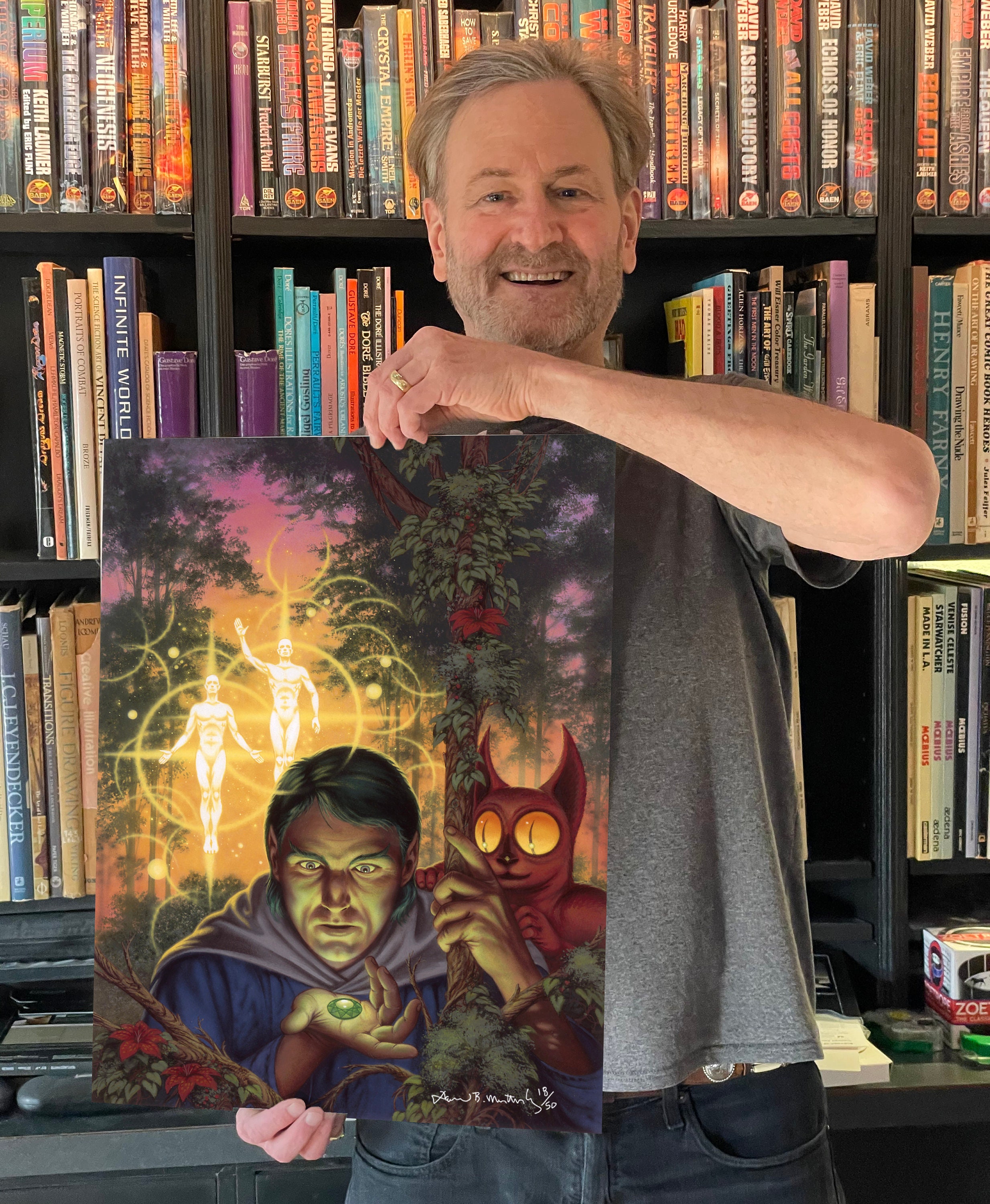 THE DREAM WIZARD Art Print Signed and Numbered by the Artist - Etsy