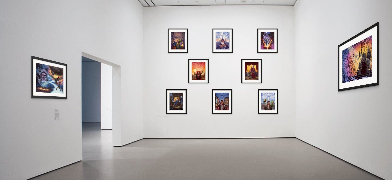 WIZARD at the BAR Art Print, Signed and Numbered by the Artist on Epson ...