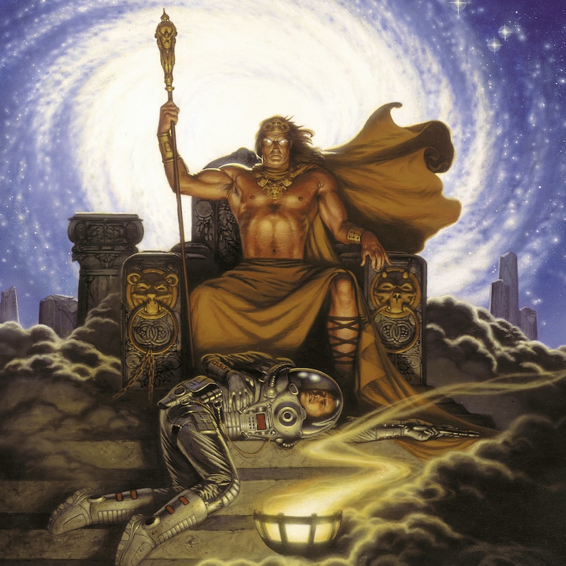 TWILIGHT of THE GODS Art Print, Printed on Epson Art Velvet Acid Free ...