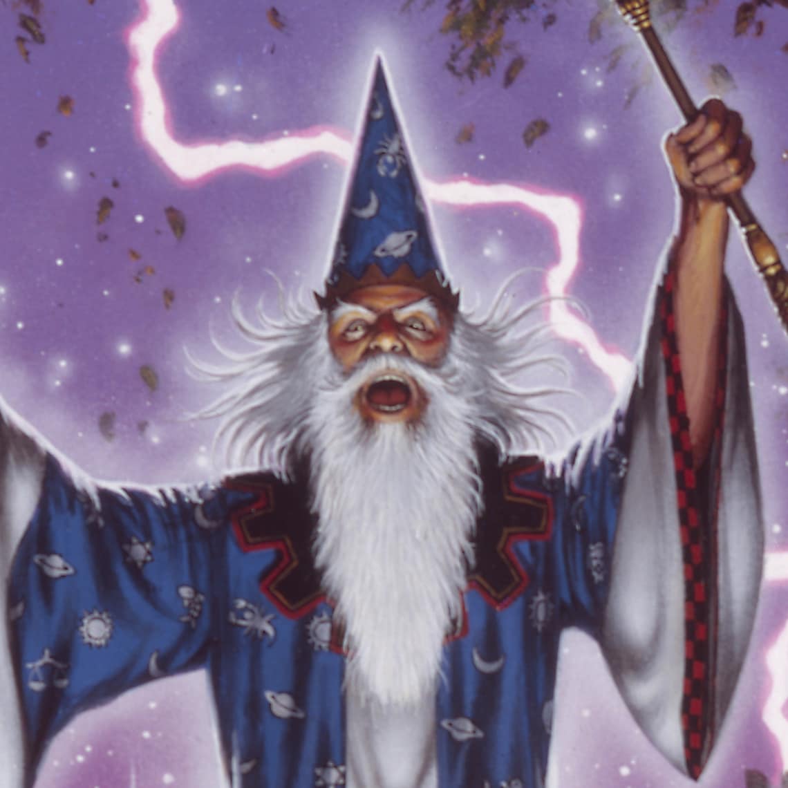 THE LIGHTNING WIZARD Art Print, Signed and Numbered by the Artist on ...
