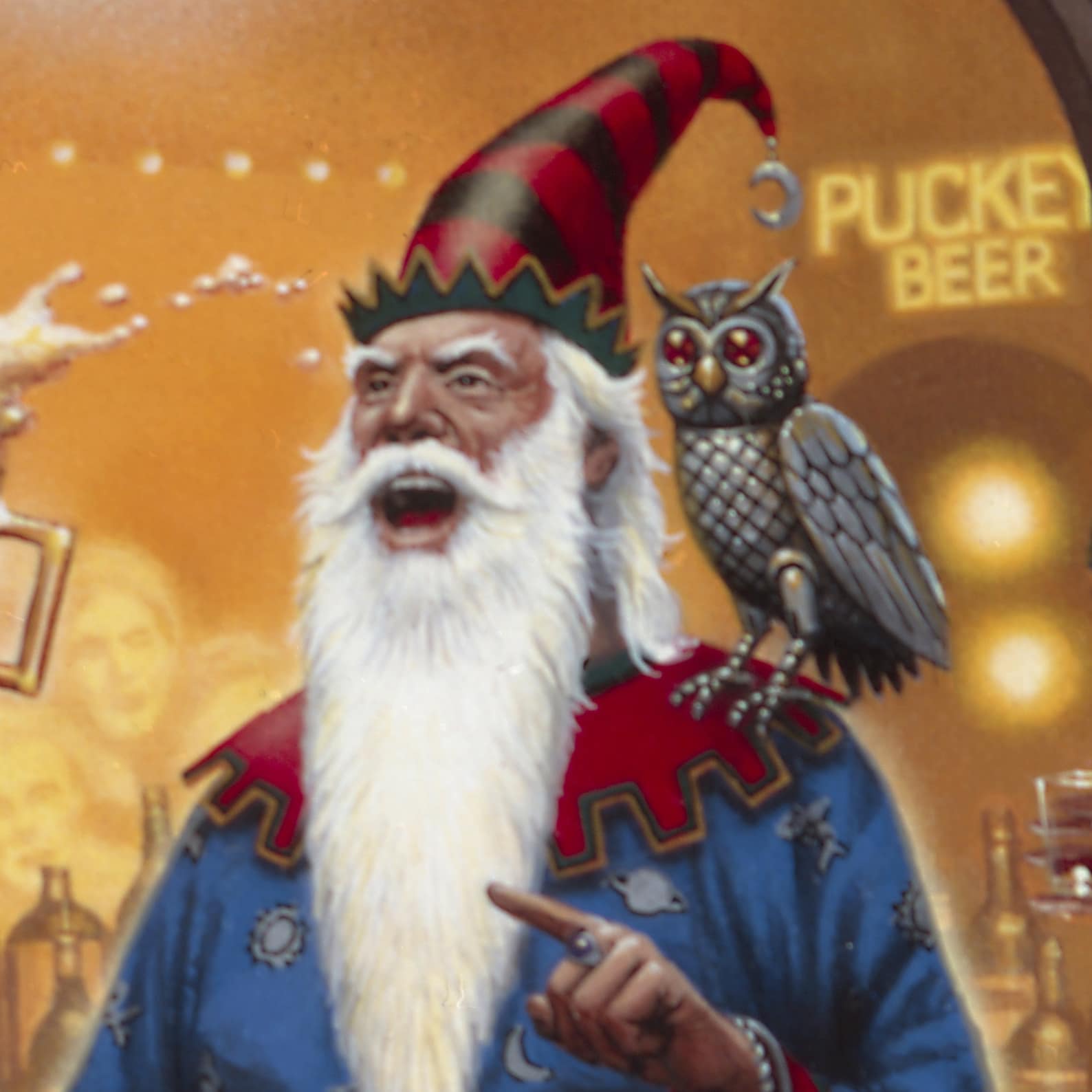 WIZARD at the BAR Art Print, Signed and Numbered by the Artist on Epson ...