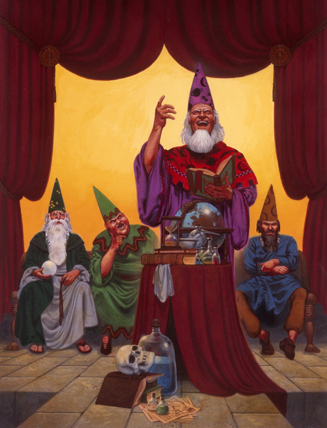 THE WIZARD CONVENTION Art Print, Signed and Numbered by the Artist on ...