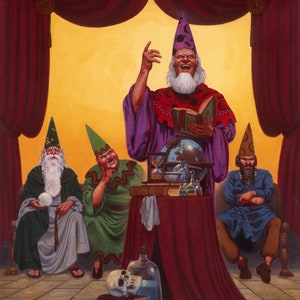 THE WIZARD CONVENTION Art Print, Signed and Numbered by the Artist on ...