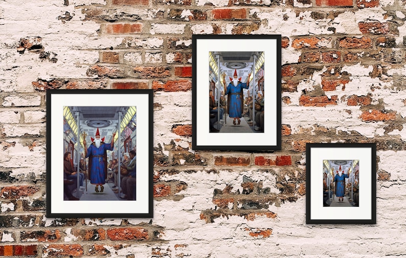 THE SUBWAY WIZARD Art Print Signed by the Artist on Epson Art - Etsy