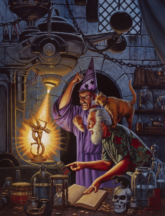 THE GOLDEN WIZARD Art Print Signed and Numbered by the Artist - Etsy