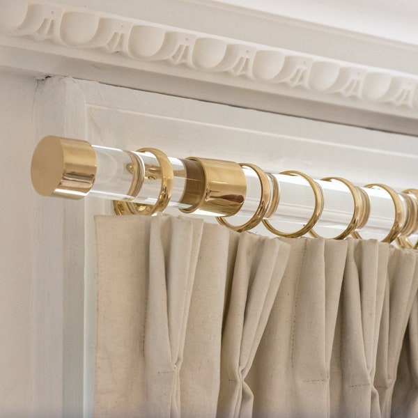 Acrylic Curtain Rod - Etsy