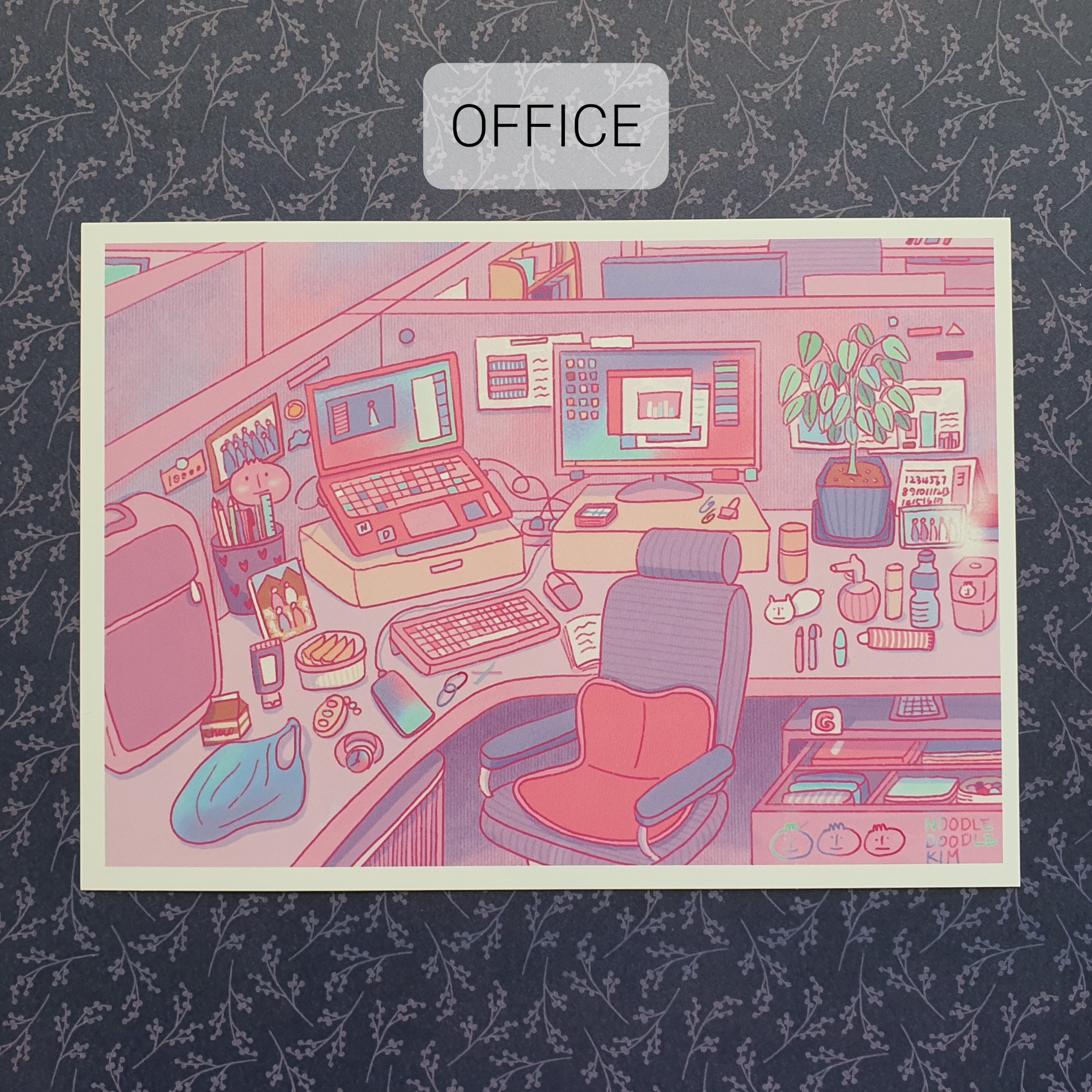 Pastel House Venue Postcards / Mini Posters set of 4 - Etsy