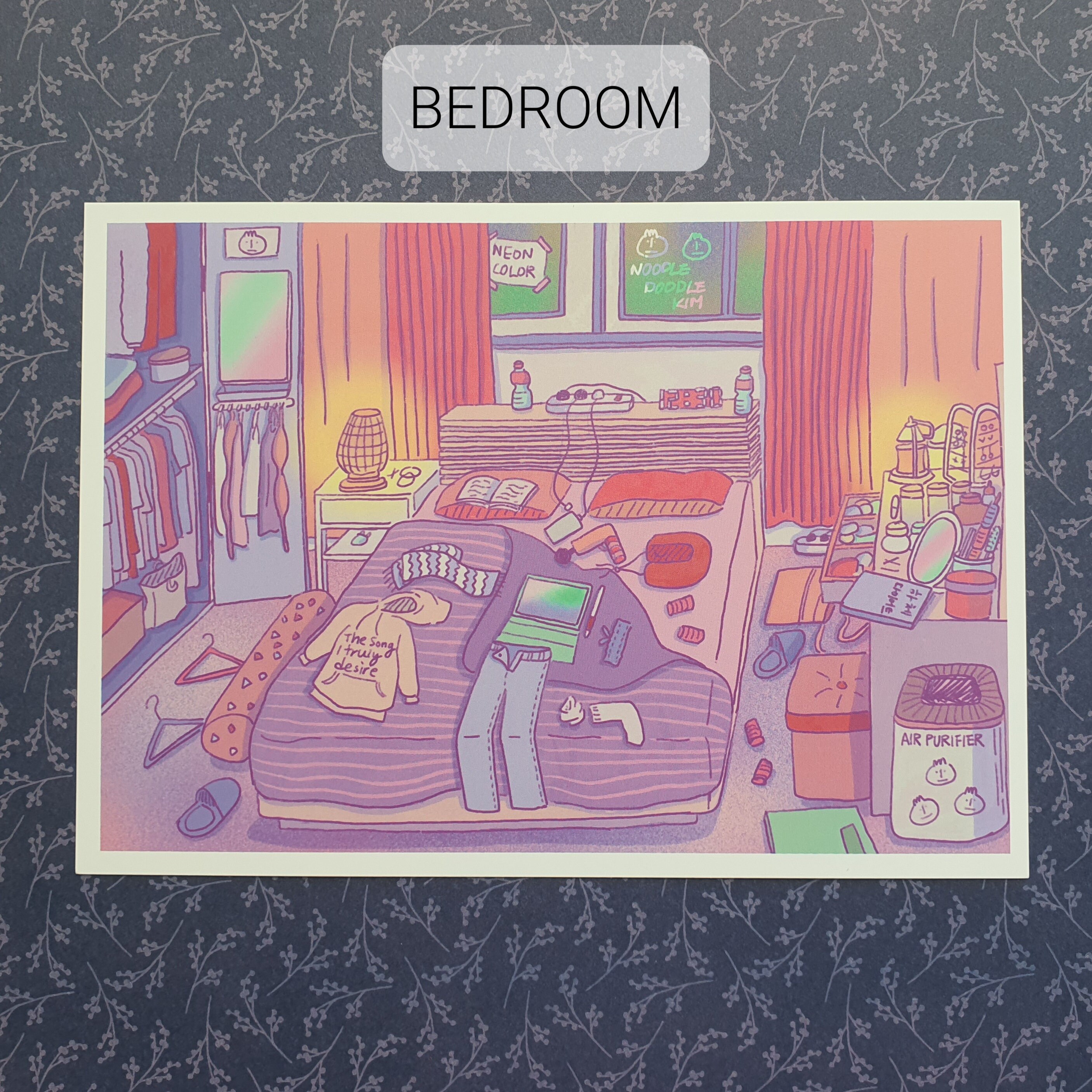 Pastel House Venue Postcards / Mini Posters set of 4 - Etsy