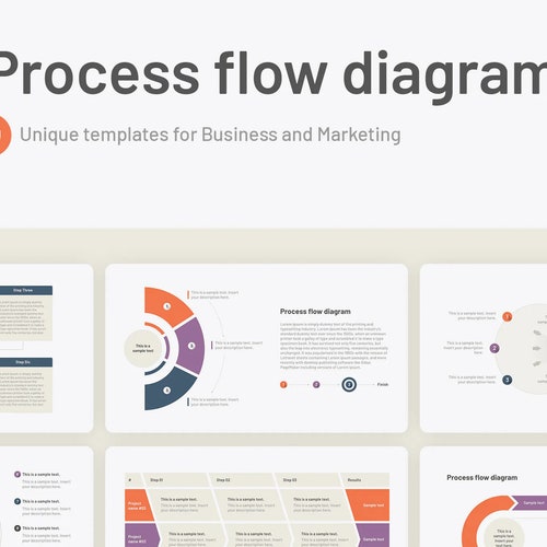 Process Flow Diagram for Powerpoint - Etsy